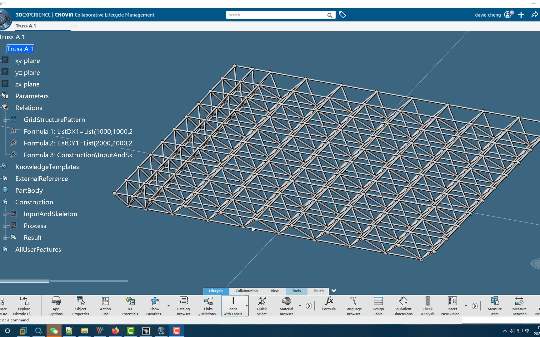 桁架Truss_3DE_V6_CATIA_V5