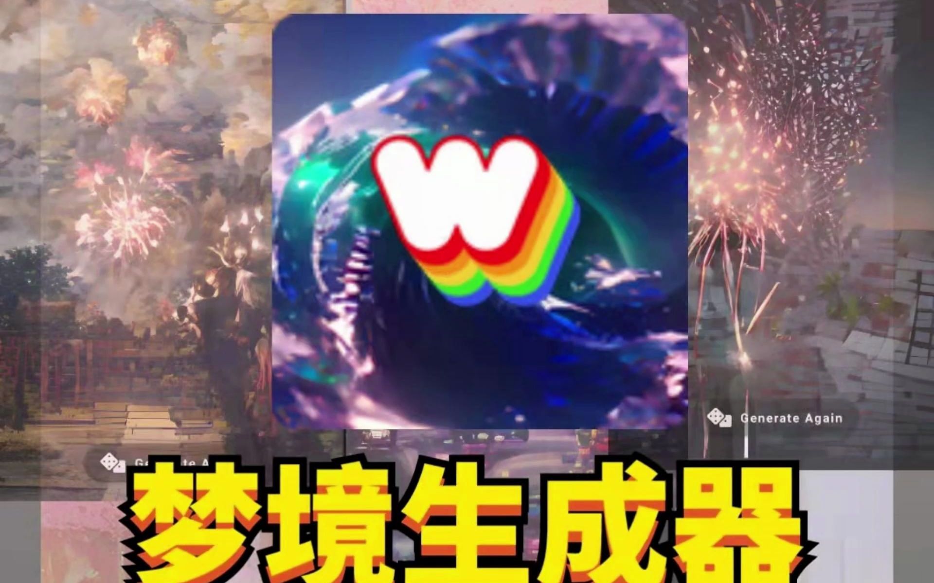 ...的软件,梦幻生图王,做图片有手就行!梦境生成器,AI数据演化画,灵感爆炸