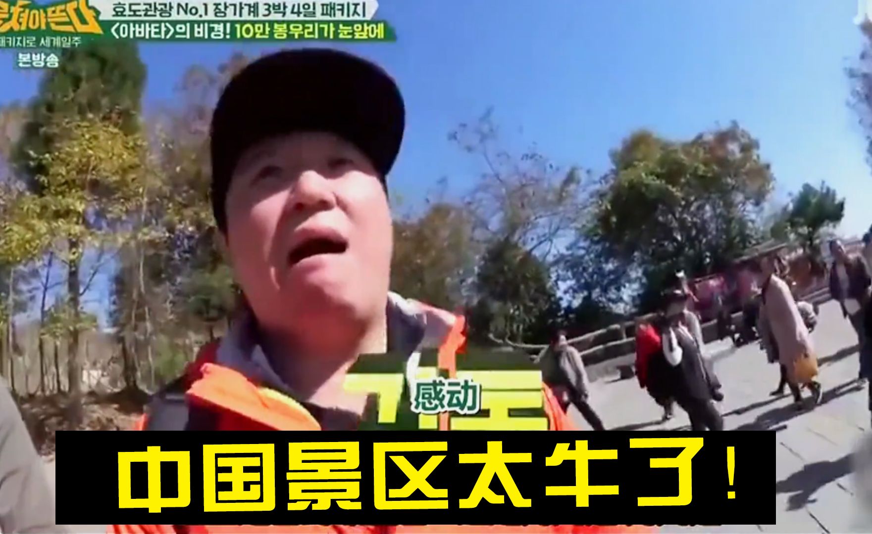 韩国人去张家界旅游,坐百龙天梯吓到尖叫,直呼中国的风景区太牛了!