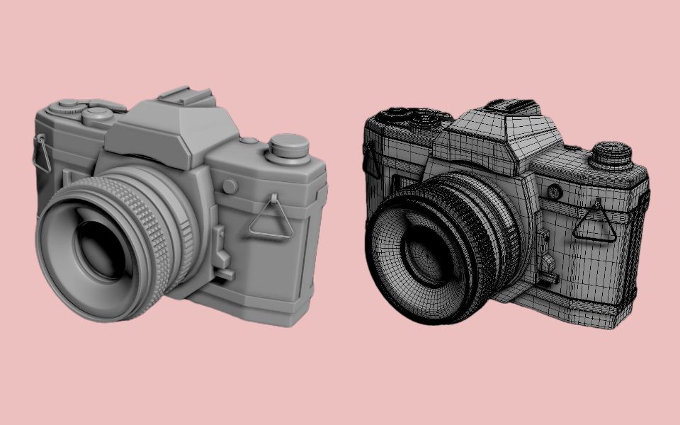 【3Dmax】零基础用3Dmax制作相机模型,入门级全流程