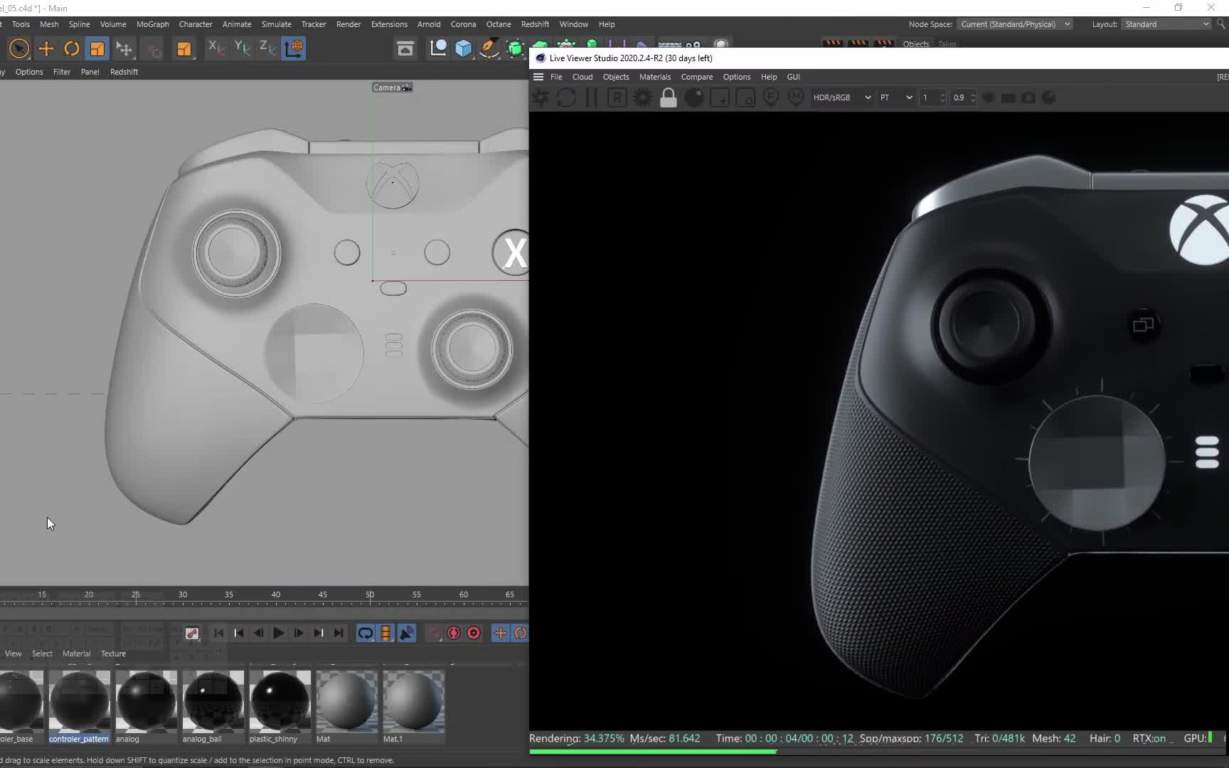 【C4D高精度建模全案例(机译+源文件)电子产品OC建模渲染 汽车...