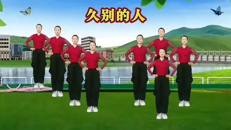 简单易学舞蹈《久别的人》动感时尚,动作简单,一看就会