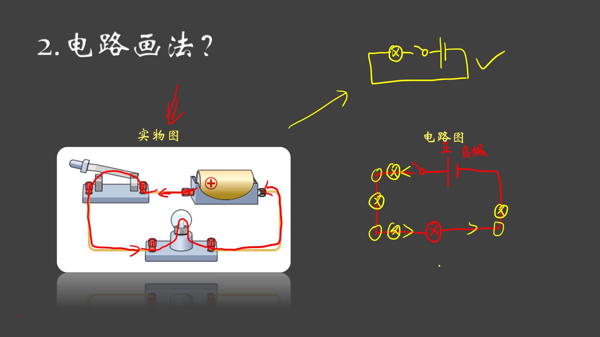 电路图到底怎么画,“分析电流”就可以一劳永逸的画出所有的电路