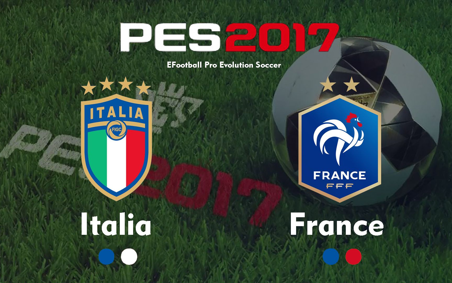 【PES2017 > 德国世界杯】意大利 vs 法国!第一次看的世界杯