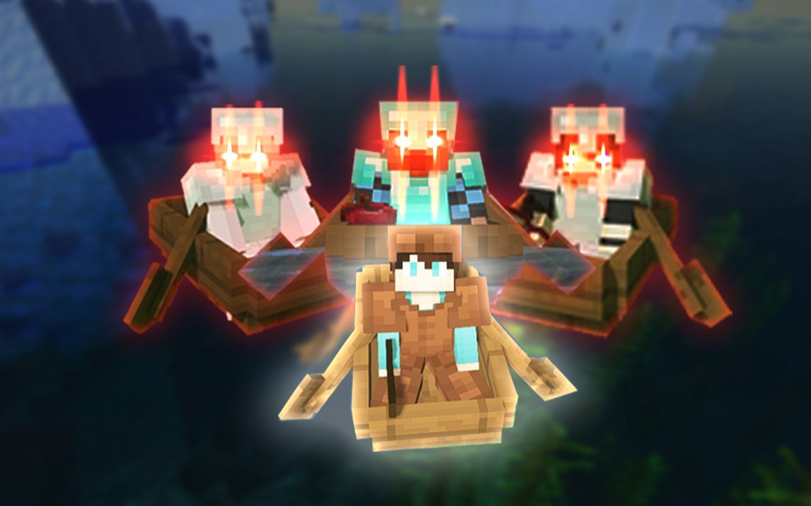 当你尝试在被三名玩家的追杀下通关minecraft(上集)