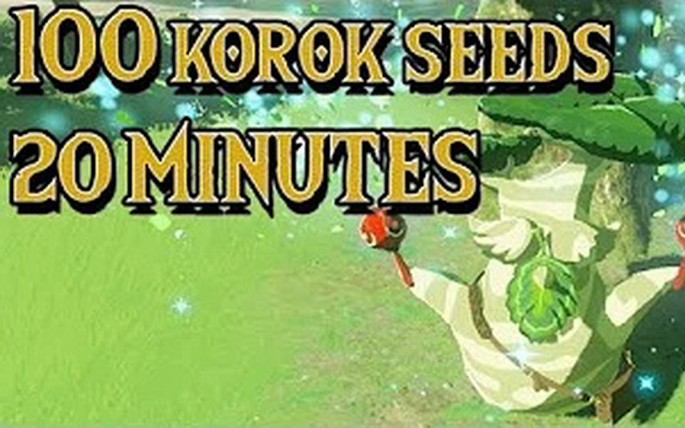 BOTW 塞尔达~荒野之息 新无限克洛洛种子复制漏洞(20分钟可以复制...