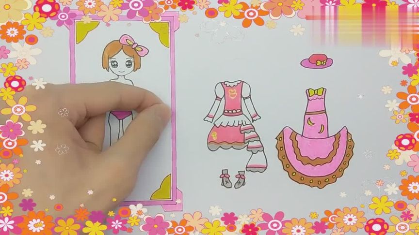 简单有趣的菲灵衣服简笔画,画上新衣服美美哒,创意简笔画换装秀