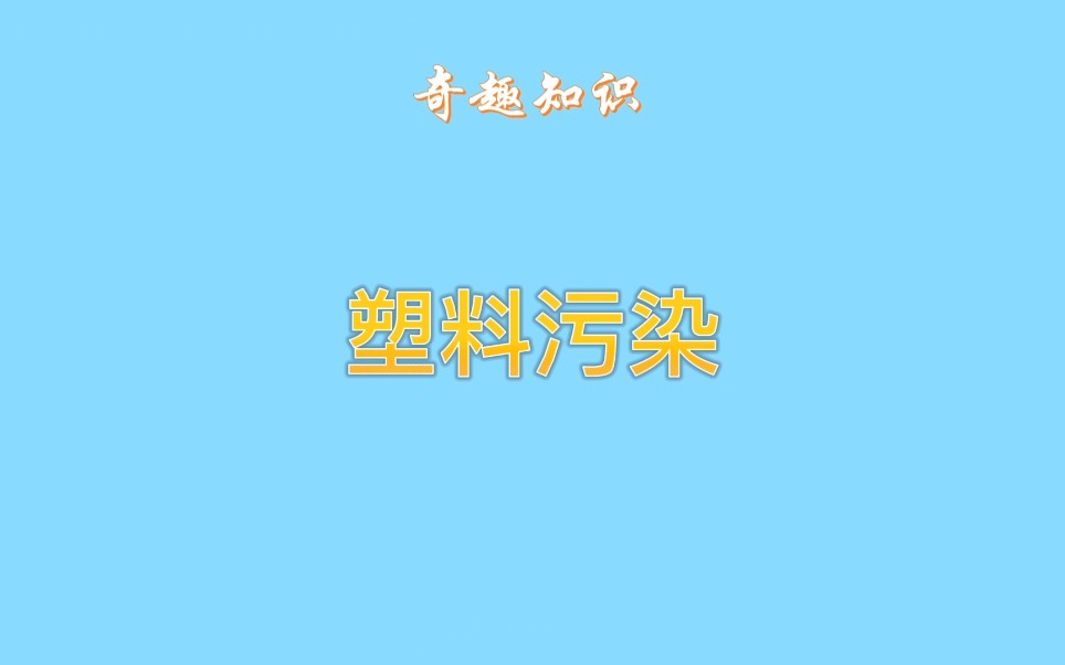 你知道塑料污染能带来多大的影响吗?