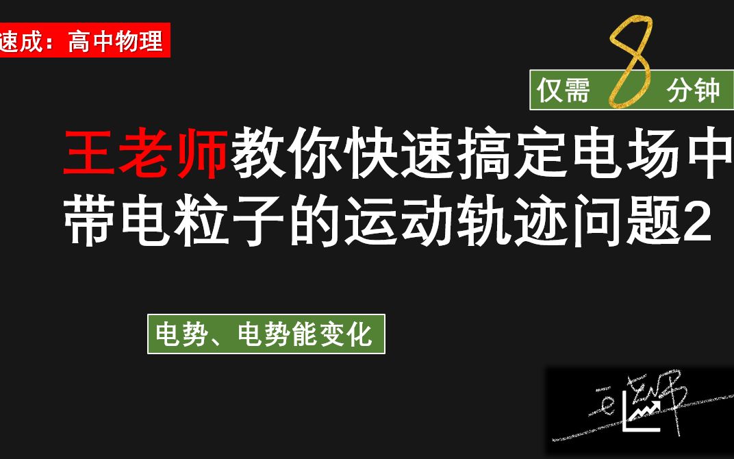 高中物理:带电粒子在电场中运动的轨迹问题2:电势、电势能问题