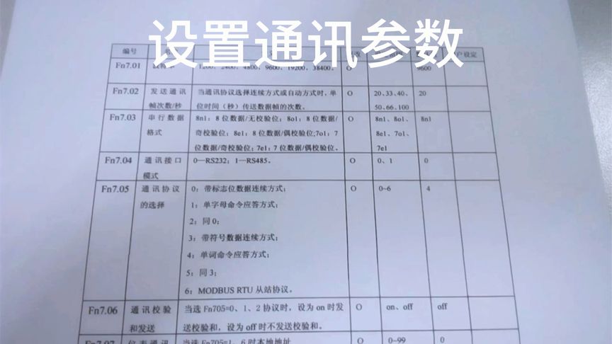 JY500A4/A6配料秤控制器称重仪表设置通讯参数视频教程