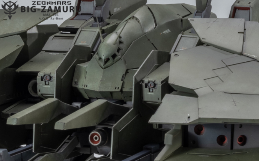 魔封真新作GK发布!AMA-01S BIG-ZAMURU(毕格扎姆鲁AOZ3版)