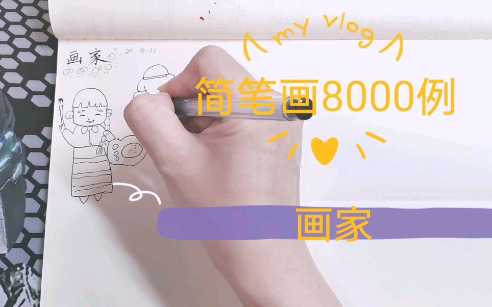 【简笔画8000例】【画家】