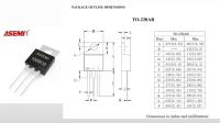   MOSFET/MOS管 型号100N10规格书 ASEMI 专业整流器件厂家