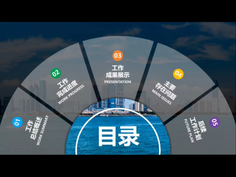 PPT技巧,制作创意平滑目录页