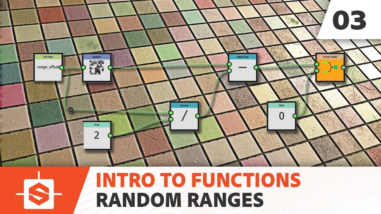 函数入门3-随机数的使用 | Substance 3D Designer官方教程