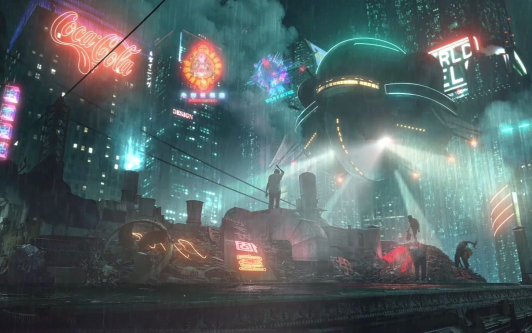 【AE教程】10分钟教会你赛博朋克风!