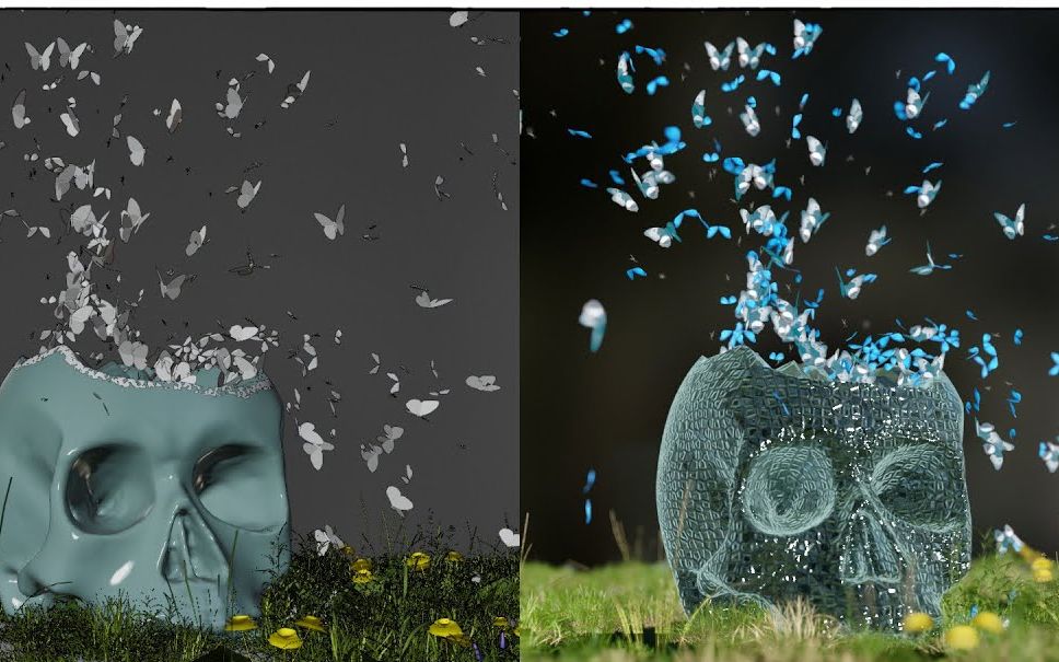 【Blender】超简单的粒子消失特效制作!