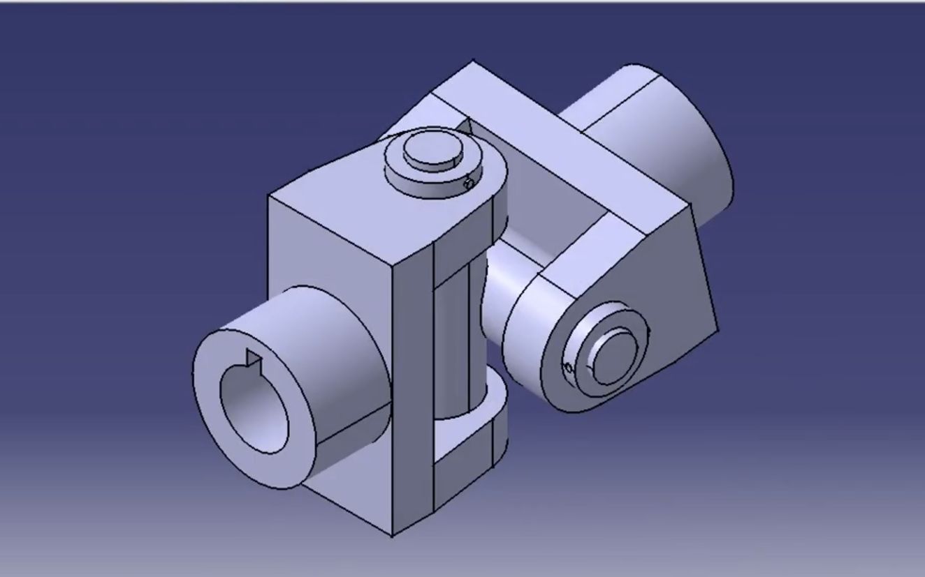 catia零件+装配体基本操作教程(以万向节为例)
