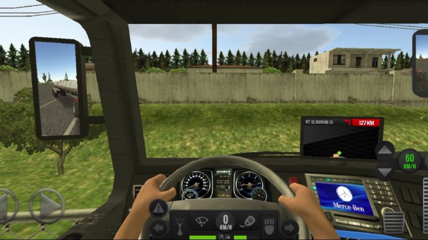 模拟卡车真实驾驶,开始放飞自我了,各种抄近路,乱开了,这不好