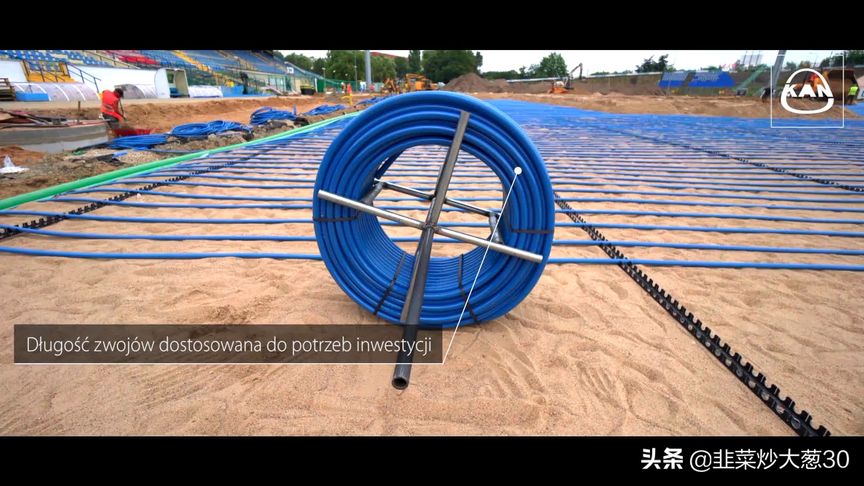 黄礼安:欧洲球场草坪采暖系统/KAN therm德国肯森PPR管+25地暖管