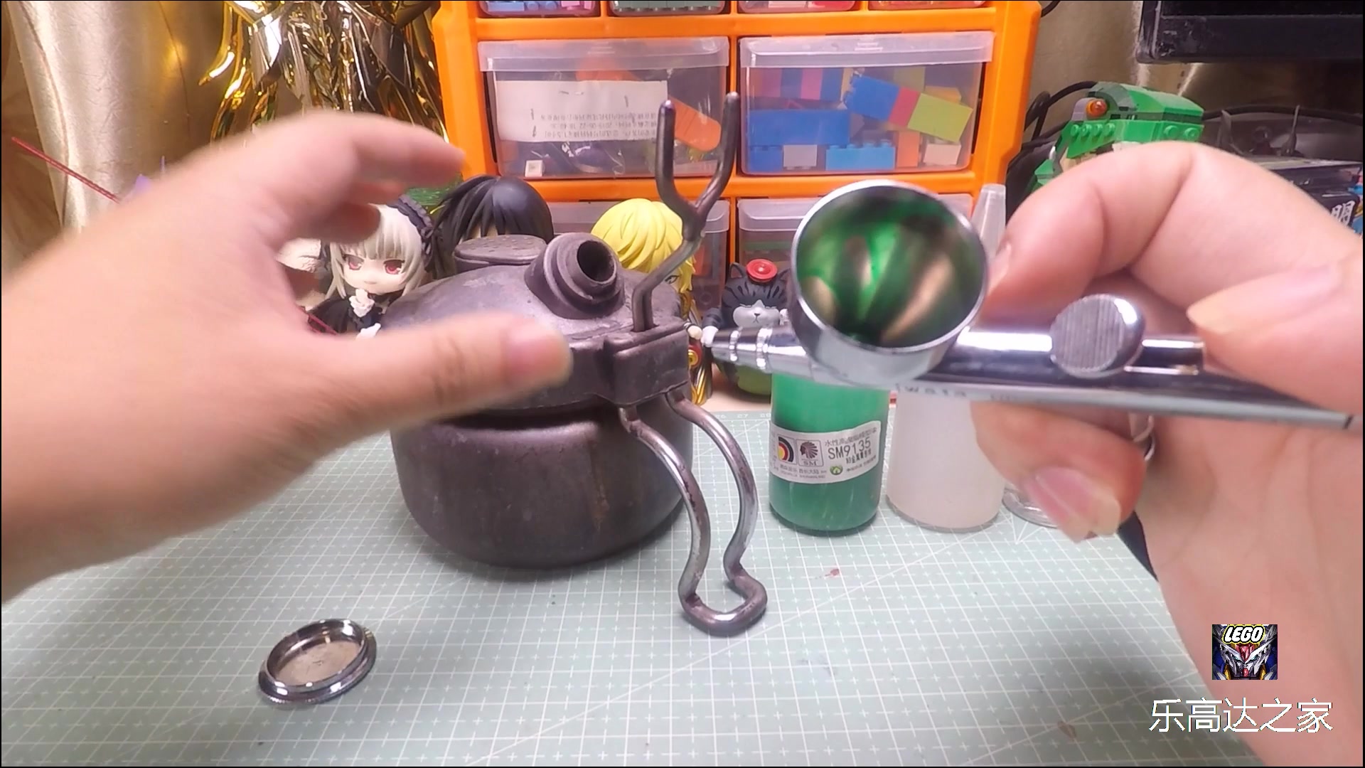 乐高达之家喷漆小知识:原来洗笔可以这么简单