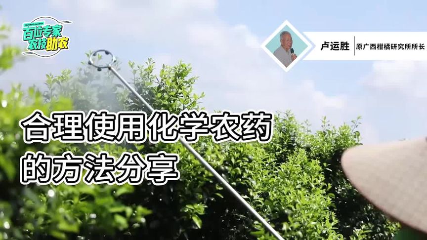 农药用不好就是投毒,合理使用化学农药是关键,听听专家经验分享