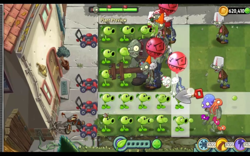 pvz2玩家最熟悉的一关去掉等级后,究竟有多难?