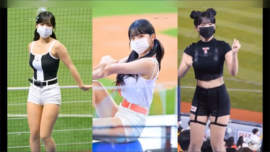 世界杯我们来看美女啦啦队,李多惠,完美身材