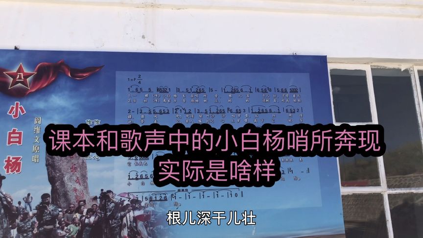 房车行新疆来到小白杨哨所 与课本中和歌声中 还有想象中一样吗?