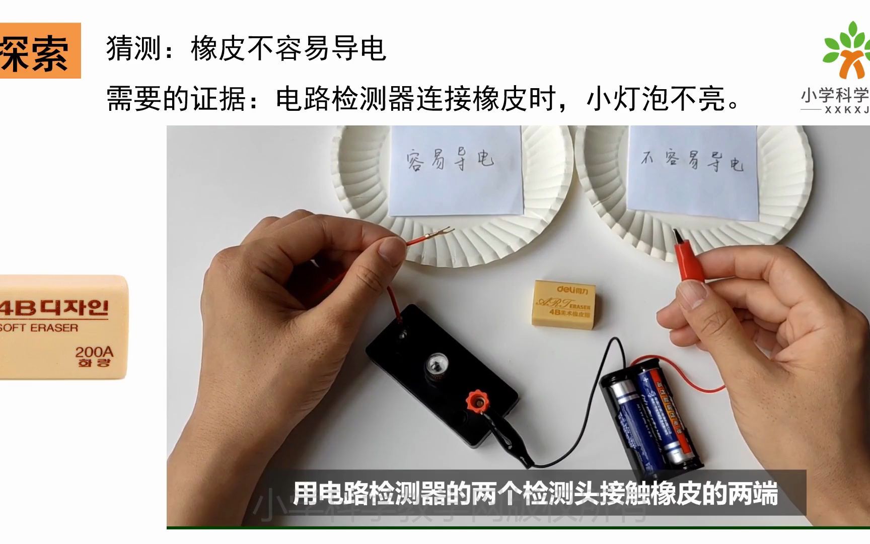 小学科学四下2-6《导体和绝缘体》