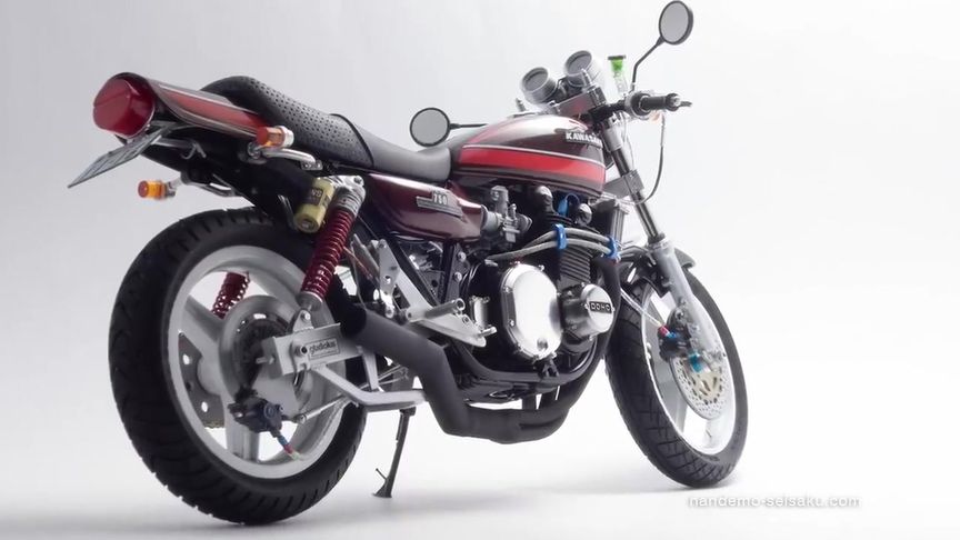 摩特车模型制作过程分享,可以以假乱真了