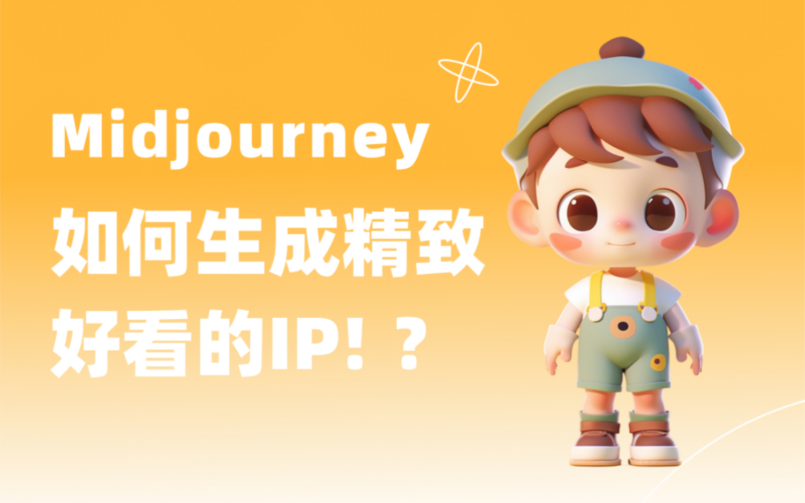 大家都在蹲的IP卡通形象教程来啦~用这个方法生成的IP是真的好看!