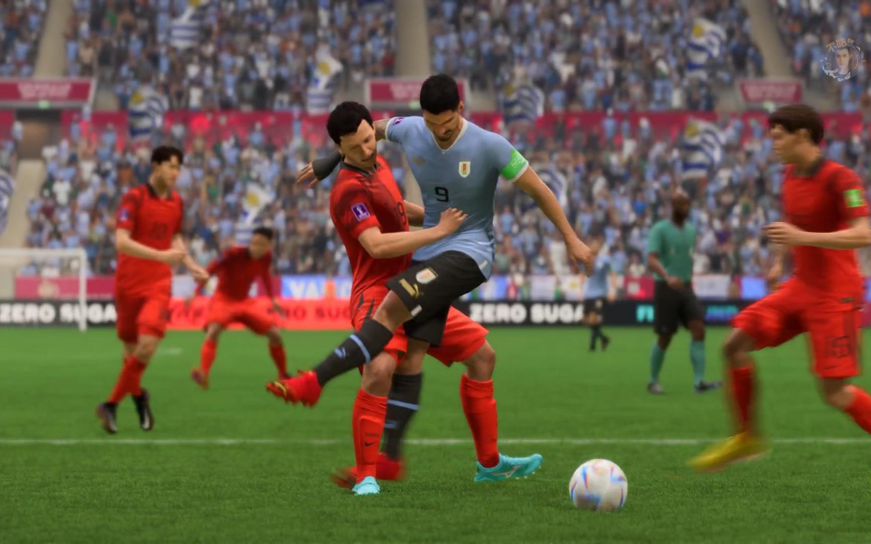 【FIFA23】乌拉圭 VS 韩国 世界杯小组赛H组【下半场全场录像 VIP纯...