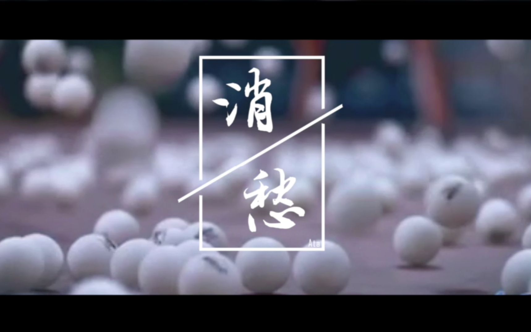 【樊振东】《消愁》