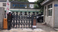 邯郸伸缩门车牌识别道闸运行,百度大鹏电动门