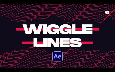 【AE教程|油管搬运|特效动画】创建摆动噪波线运动图形