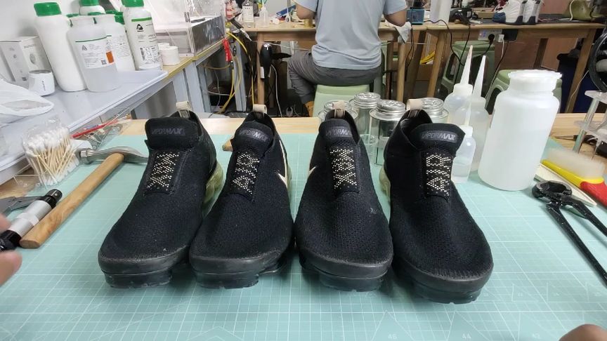 气垫鞋漏气修复,都起开我要开始装叉了