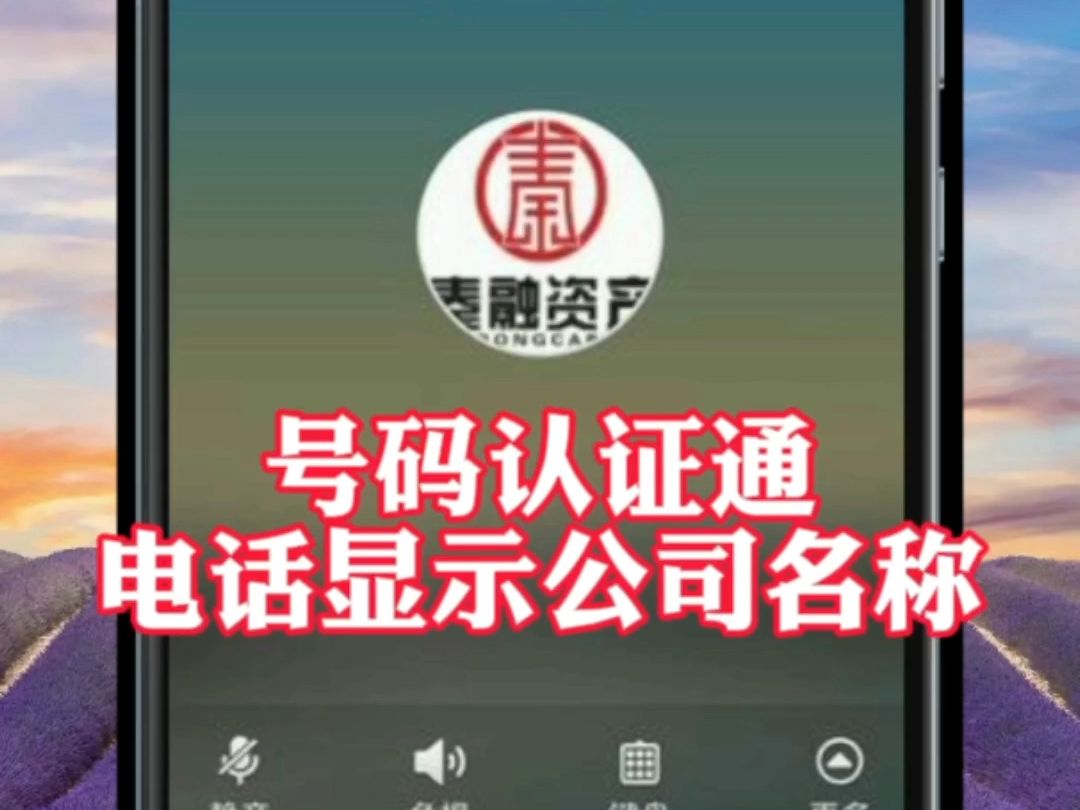 码认证通:让您的电话显示公司名称店名,提升形象