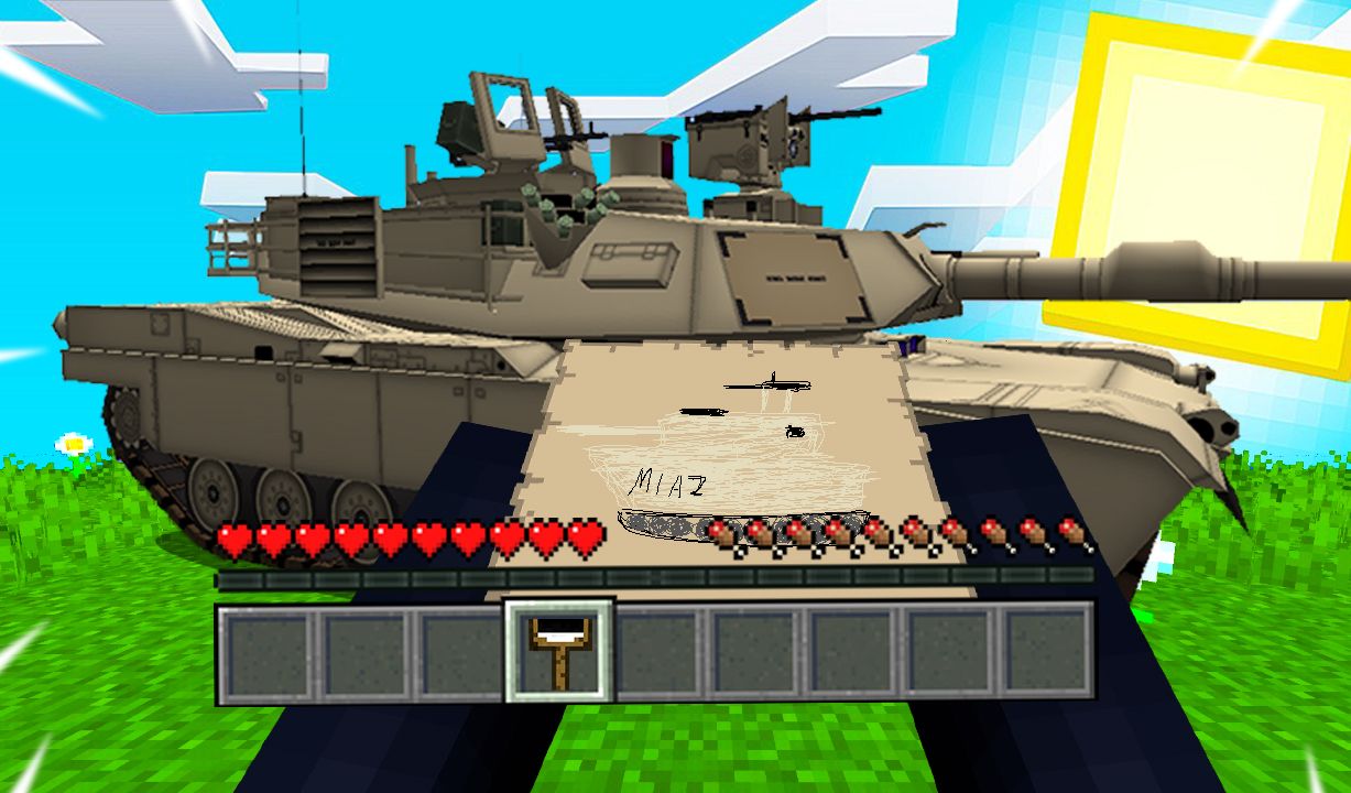 MC当玩家可以画任何科技武器?_我的世界