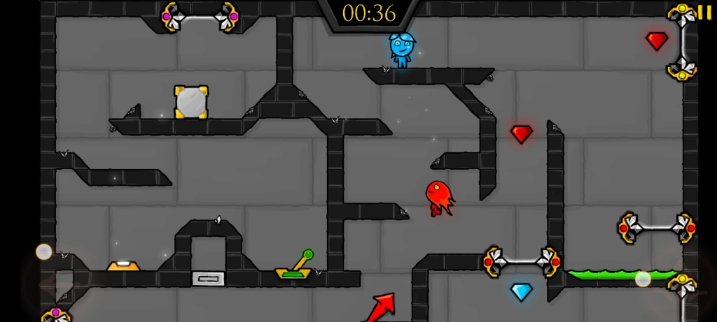 森林冰火人4第38关_哔哩哔哩bilibili_童年回忆