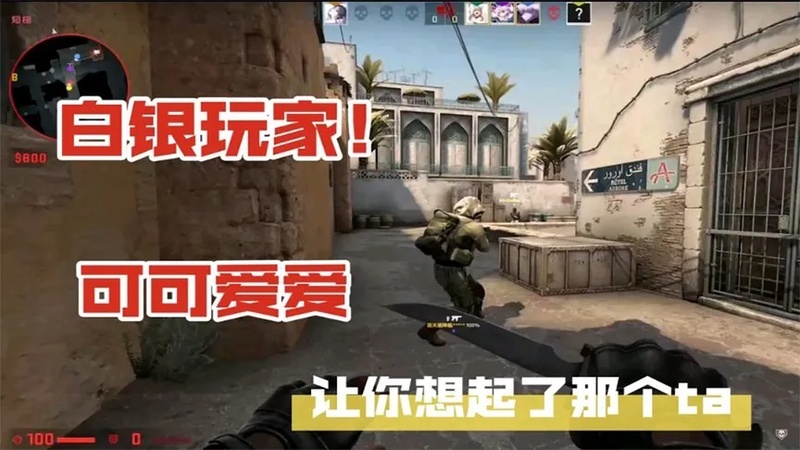 CSGO:国服白银玩家可可爱爱的操作,让你想起了哪一个冤种队员