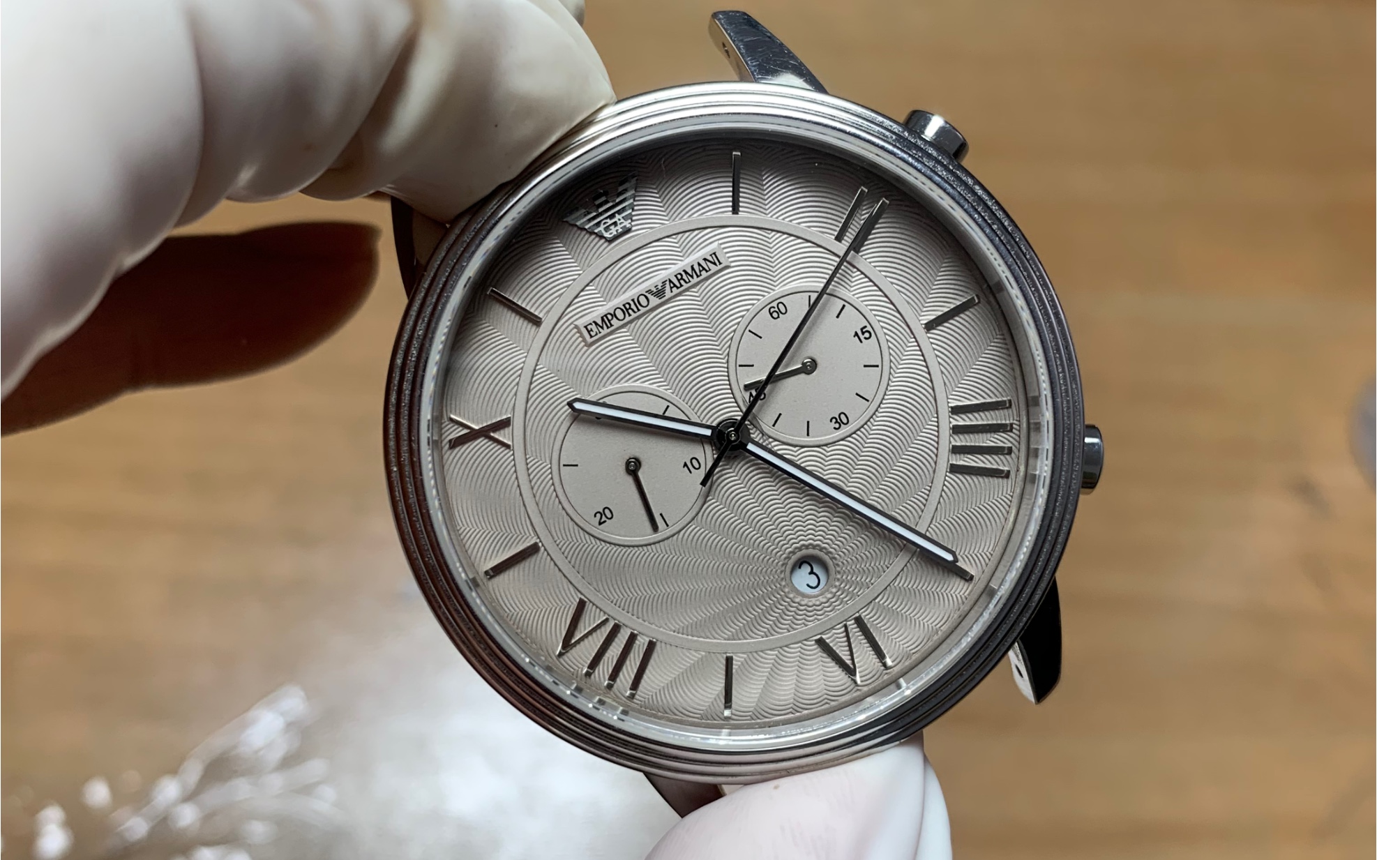 【东城修表】千万别这样配表带!阿玛尼AR1615鉴定、科普、以及维修...