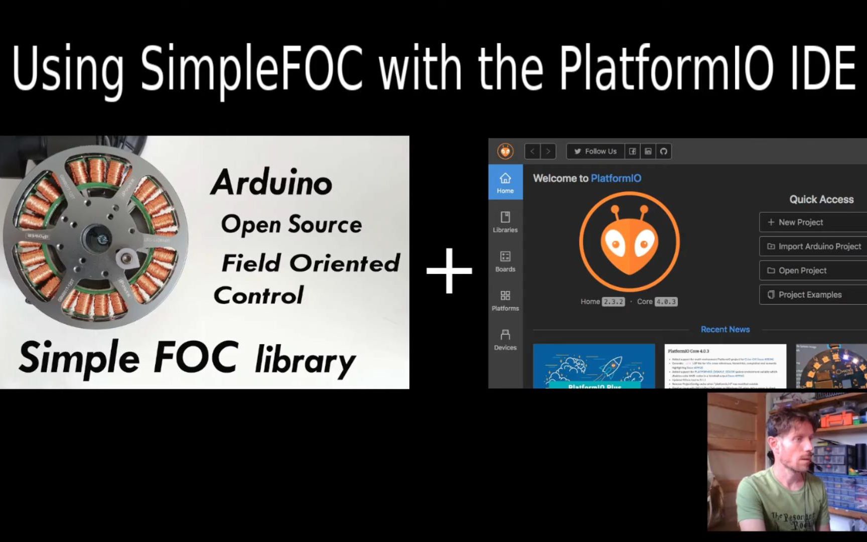 Simple FOC Library 视频教程 | 001_PlatformIO IDE和Simple FOC库入门