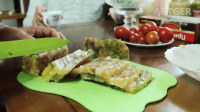 蒙古手工制作的牛蹄筋肉皮冻