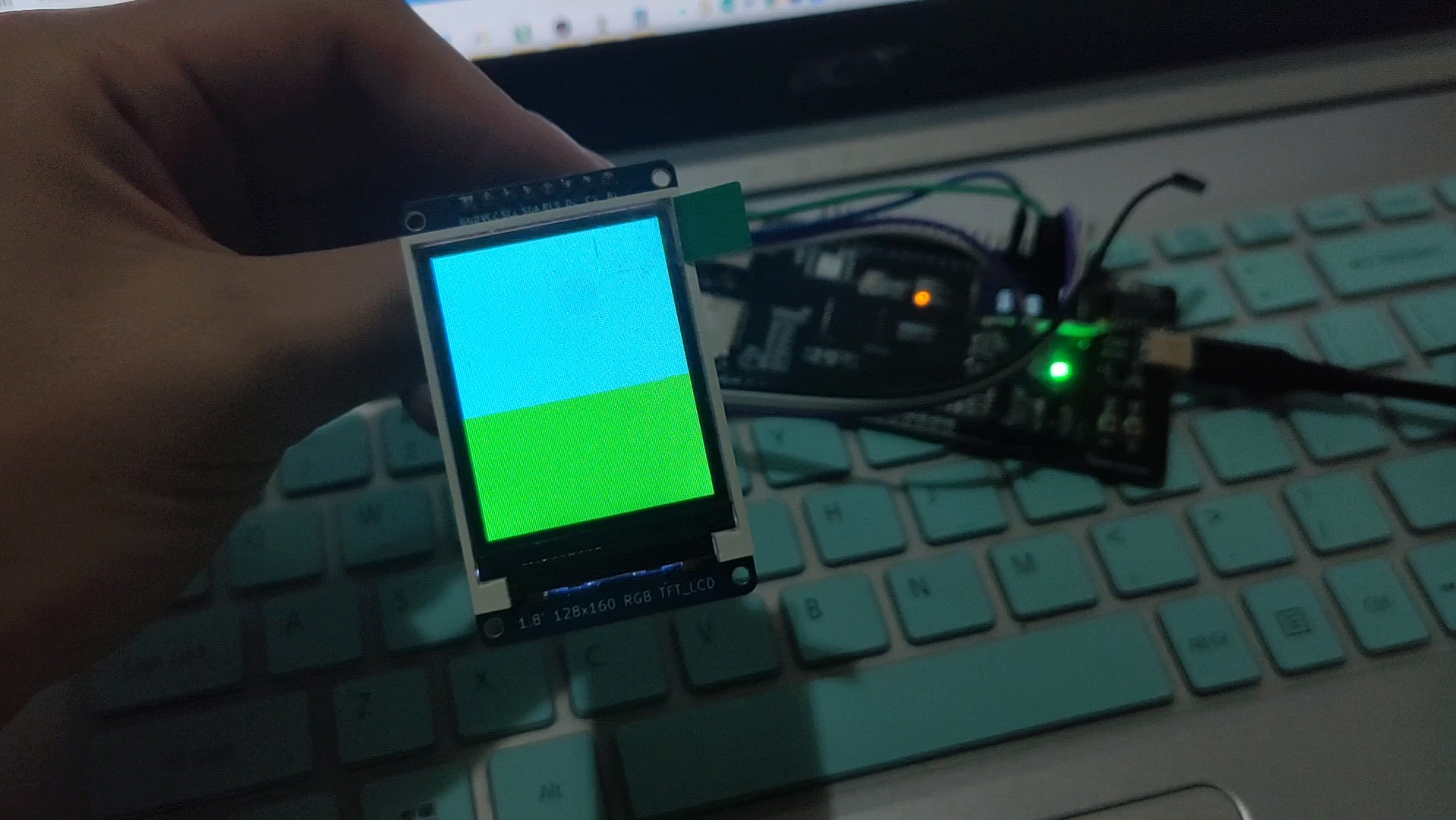 使用GPIO模拟SPI在F1C100S的Linux环境下点亮TFT屏幕