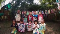 我们的七彩世界 —— 幼儿扎染