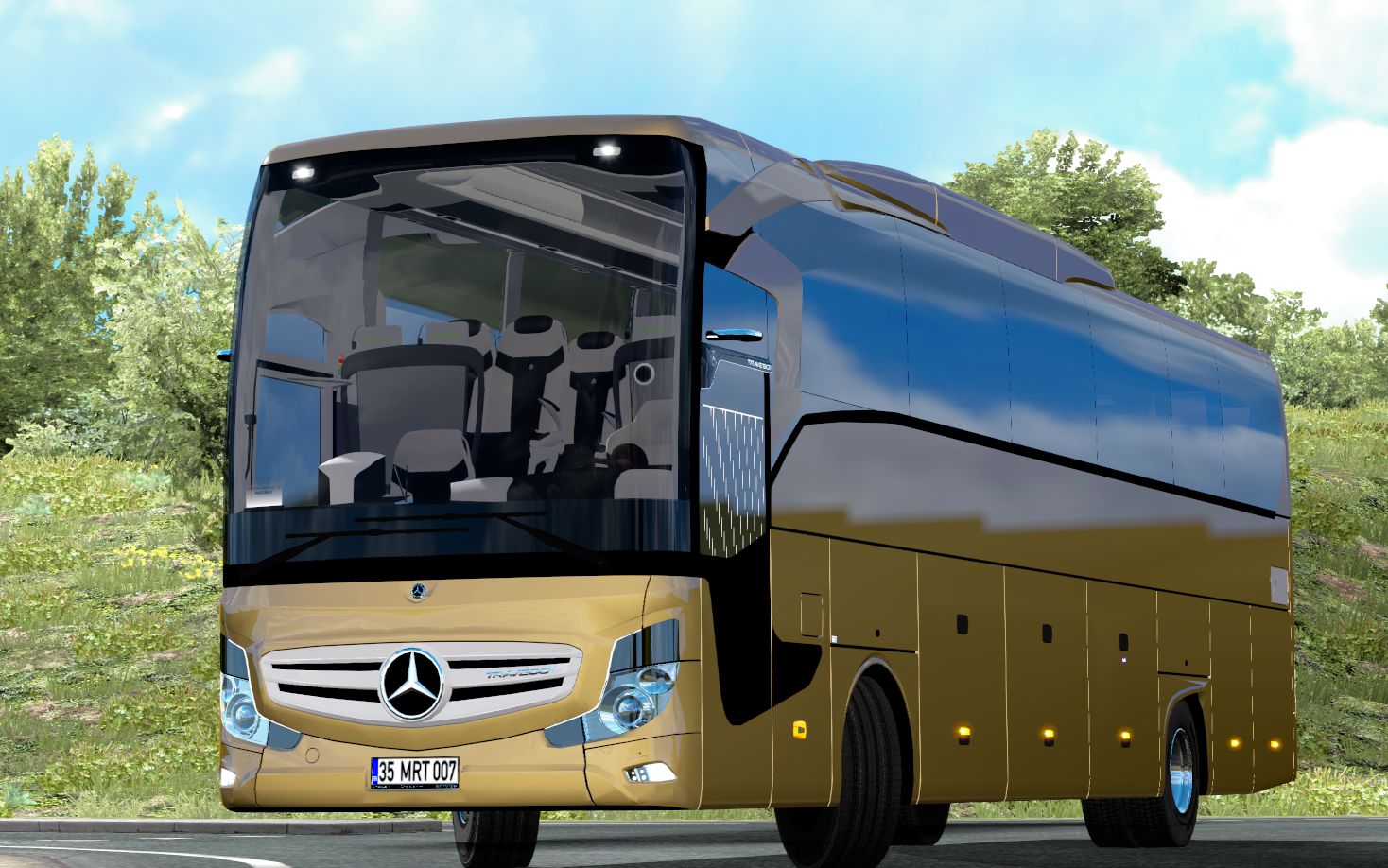 【高科技电子后视镜!】欧卡2试驾奔驰Travego X 2020