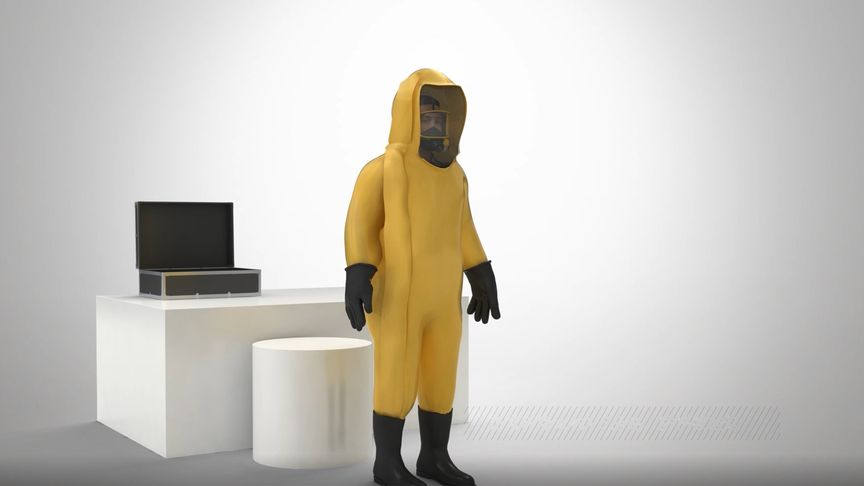 重型防化服丨3D动画视频讲解正确穿戴流程和注意事项
