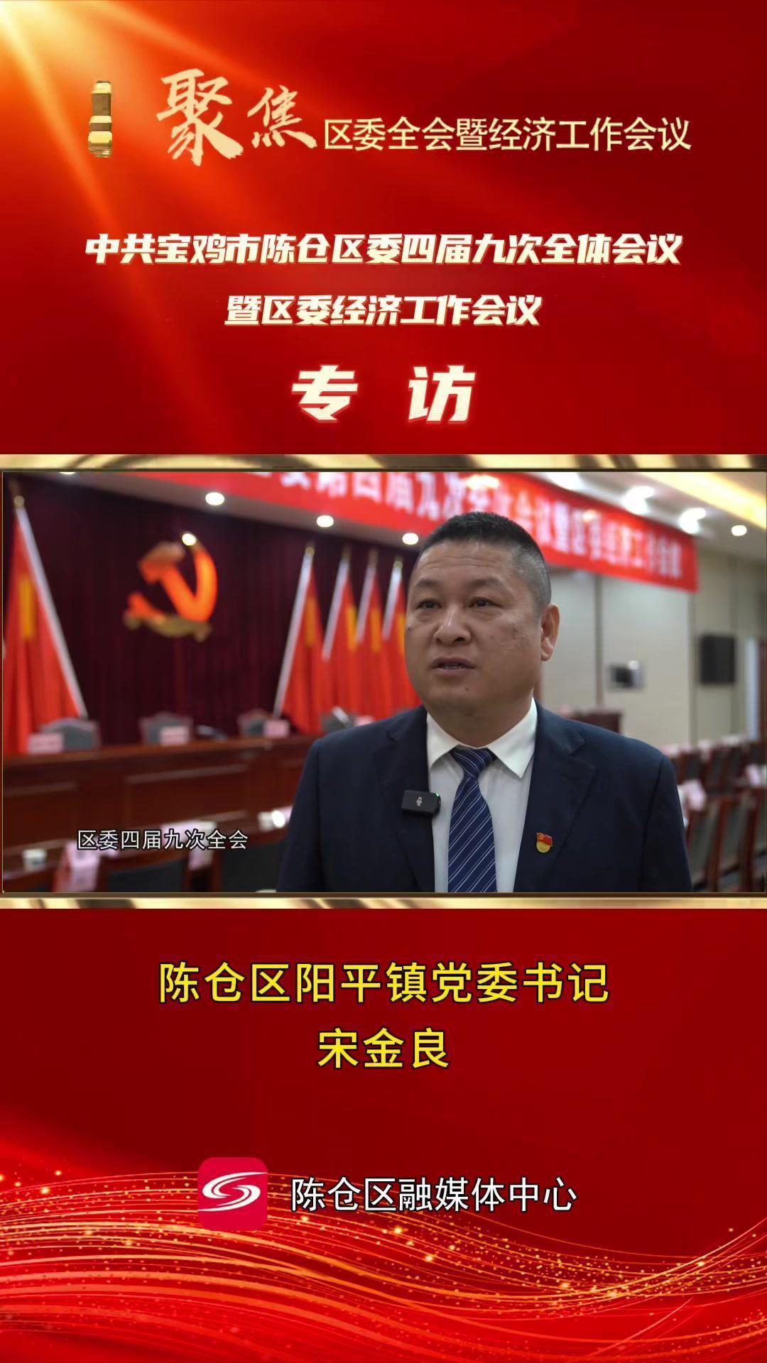 中共宝鸡市陈仓区委四届九次全体会议暨区委经济工作会议专访陈仓区...