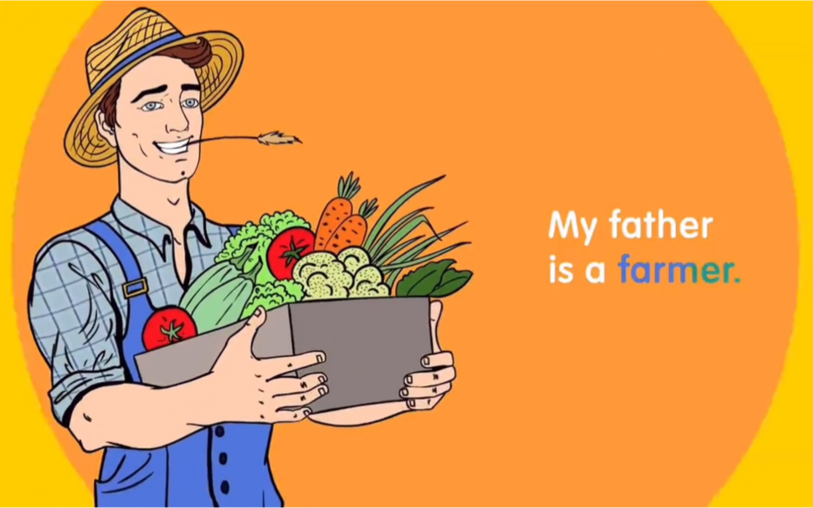 What does your father do?职业英语歌曲